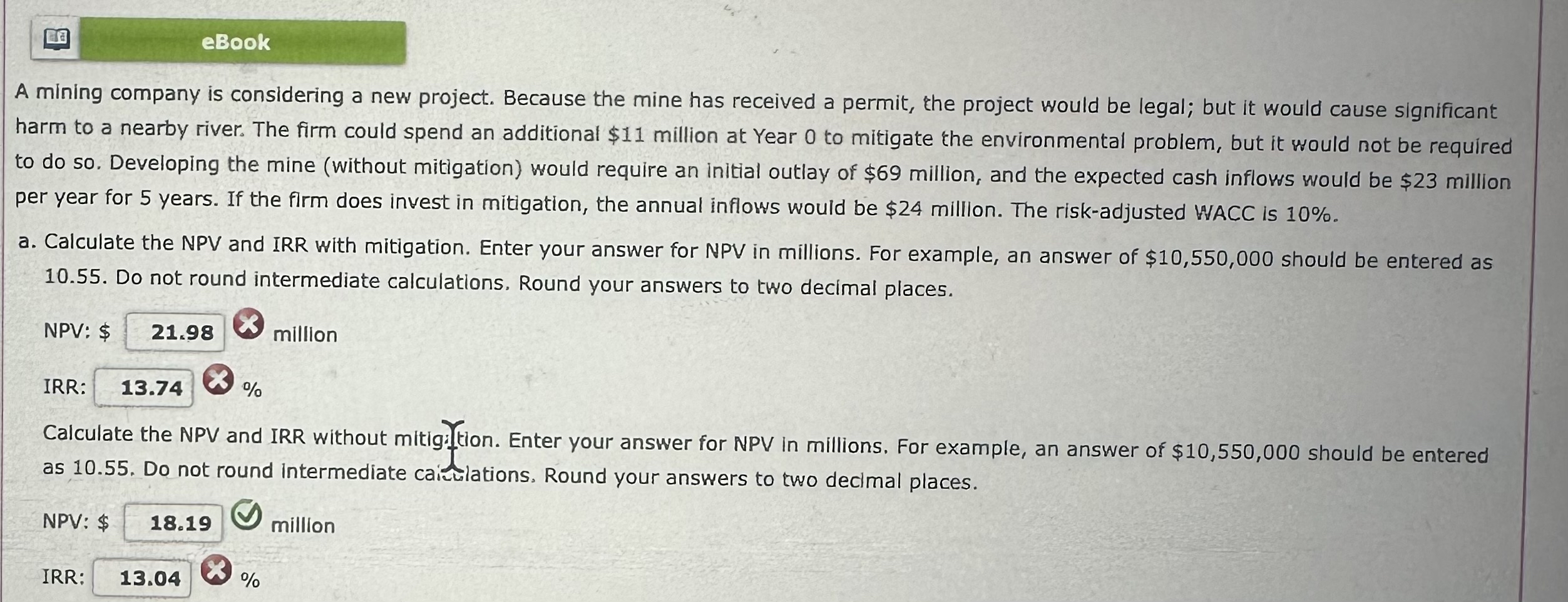 Solved **PLEASE PUT CORRECT ANSWERS, NUMBERS LISTED ARE NOT | Chegg.com