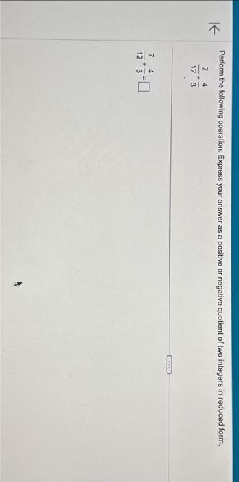 Solved Perform the following operation. Express your answer | Chegg.com