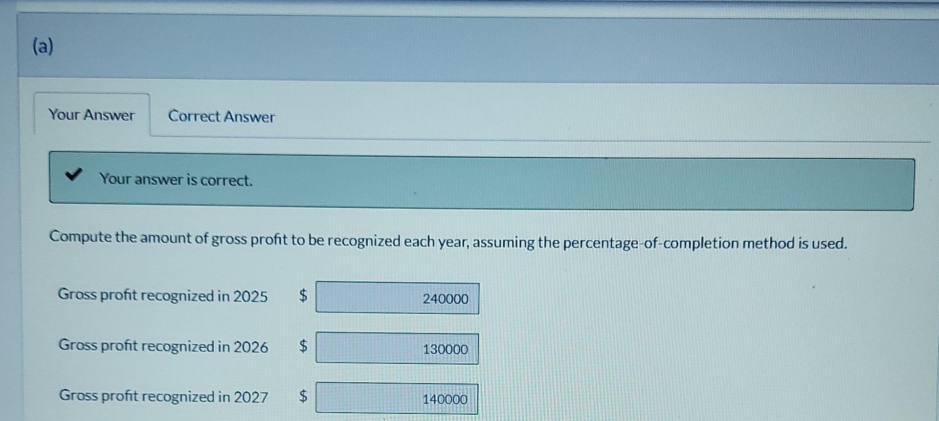 Solved During 2025 , Oriole Company started a construction | Chegg.com