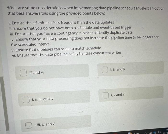 Solved Why would you trigger a pipeline on-demand? To | Chegg.com