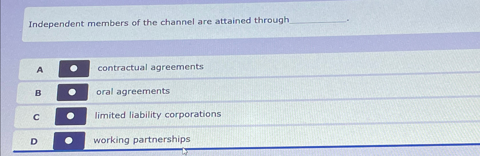Solved Independent members of the channel are attained | Chegg.com