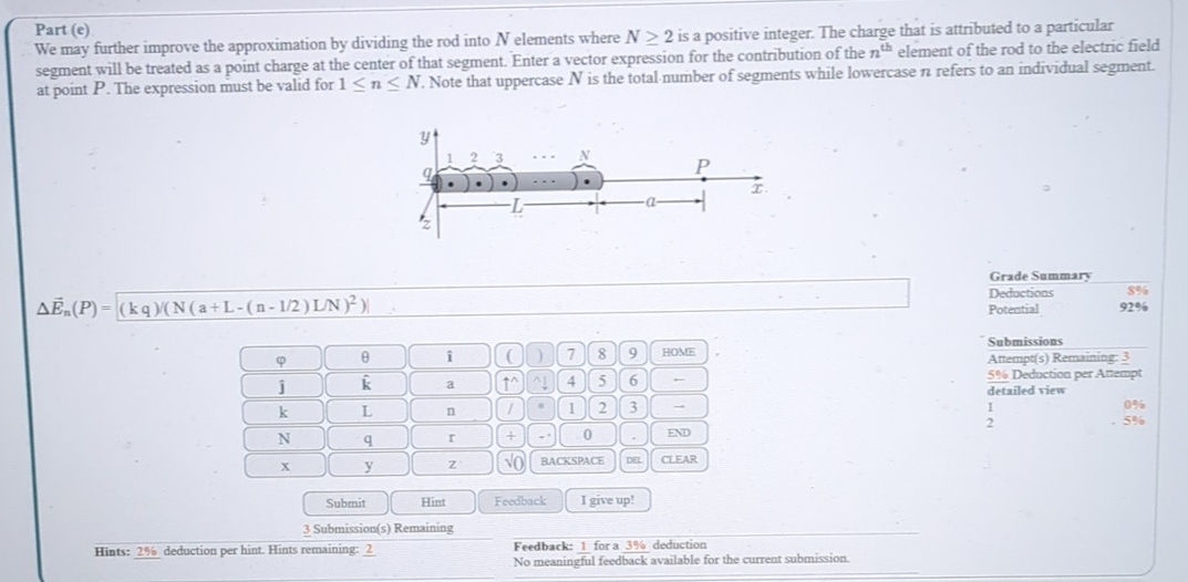 Solved Part (e)We may further improve the approximation by | Chegg.com