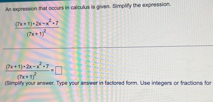 Solved An expression that occurs in calculus is given. | Chegg.com