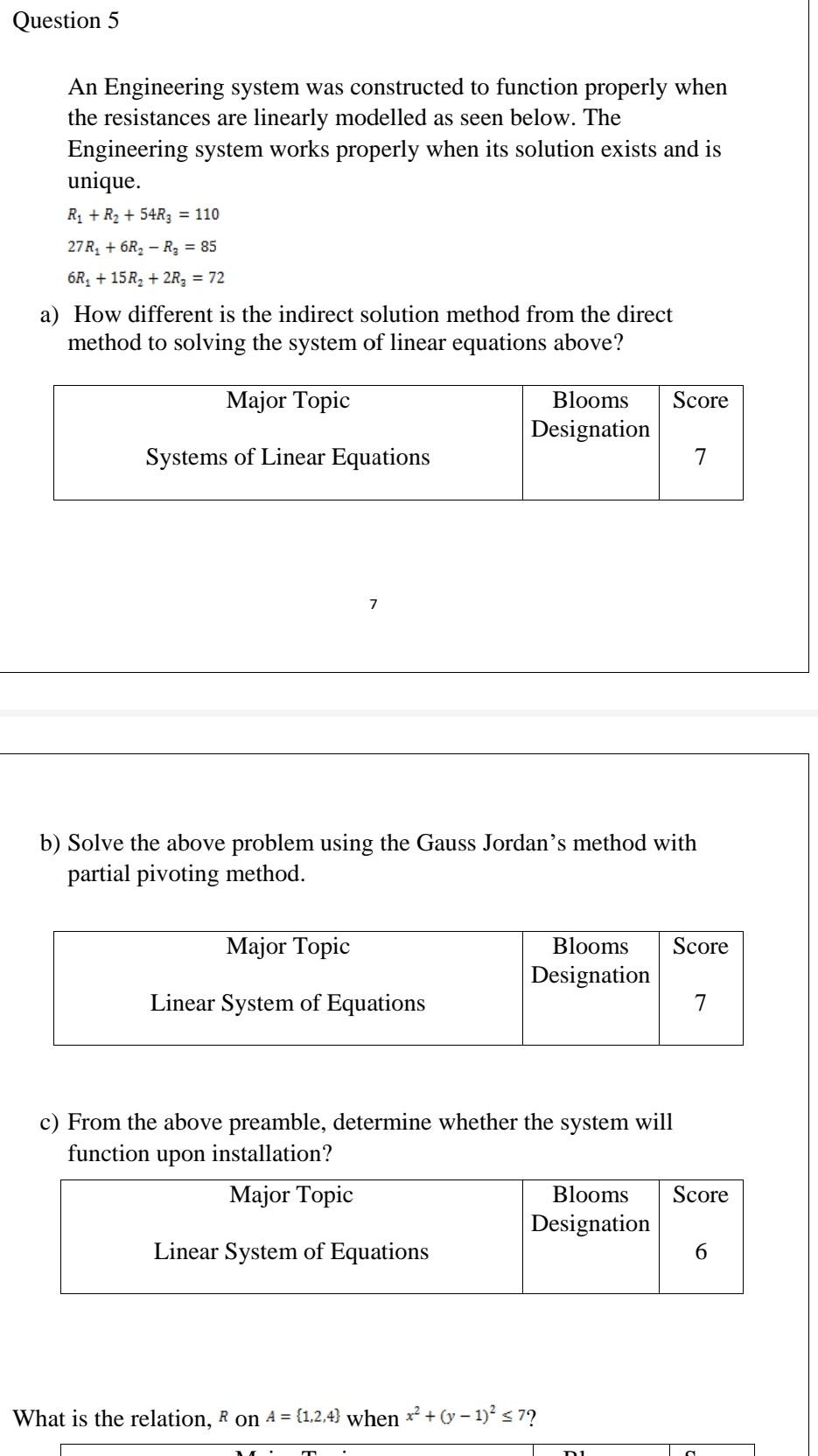 Solved An Engineering system was constructed to function | Chegg.com