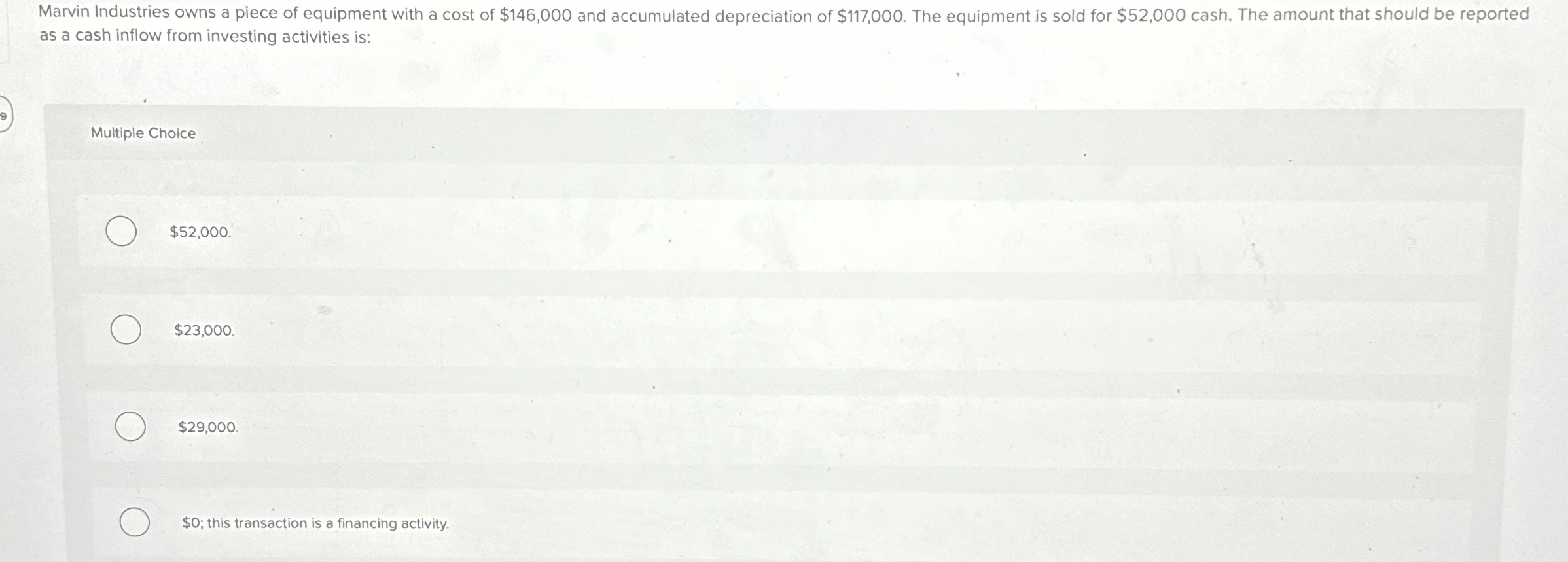 Solved Marvin Industries owns a piece of equipment with a | Chegg.com