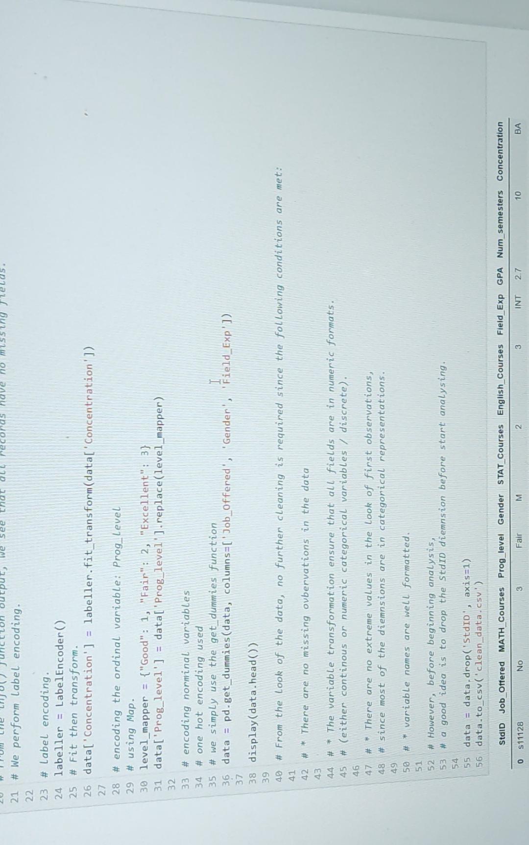 Solved \# To write the code for the questions provided, I | Chegg.com