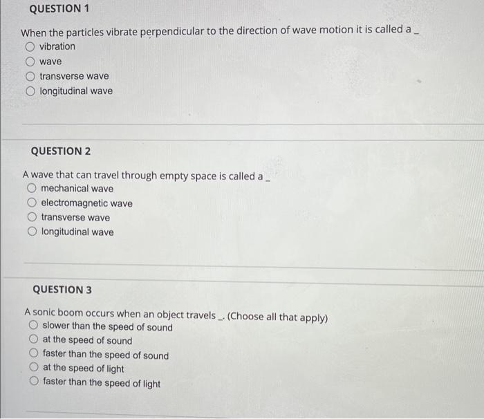 Solved When the particles vibrate perpendicular to the | Chegg.com