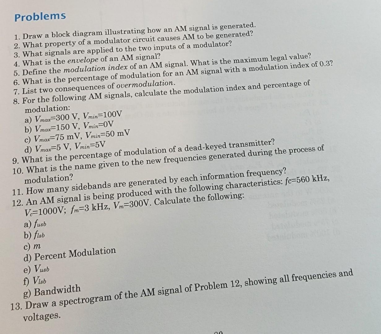 Solved a) Vmax=300 V,Vmin=100 V b) Vmax=150 V,Vmin=0 V c) | Chegg.com