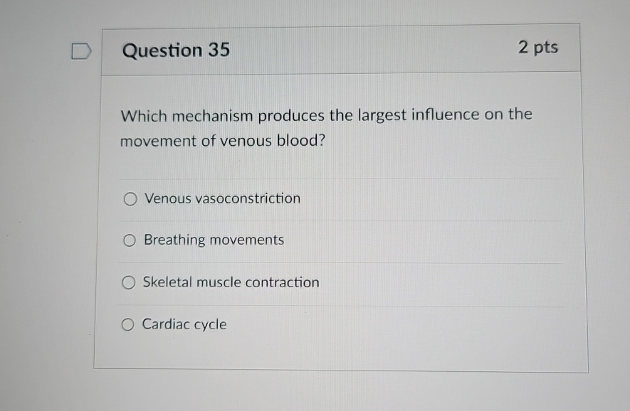 Solved Question 352 ﻿ptsWhich mechanism produces the largest | Chegg.com