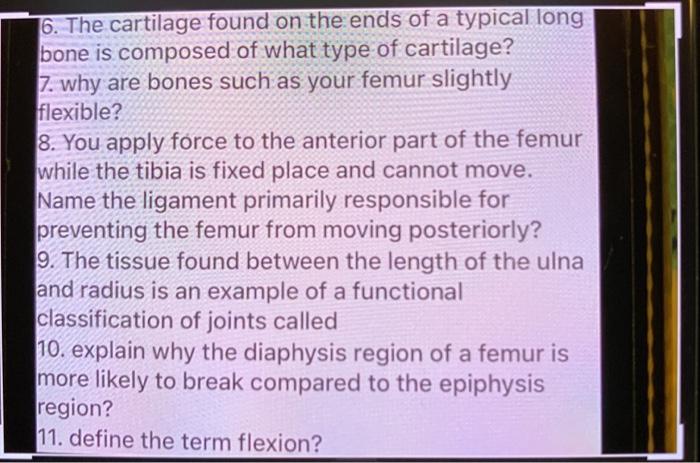 solved-6-the-cartilage-found-on-the-ends-of-a-typical-long-chegg