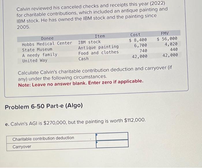 Solved Calvin reviewed his canceled checks and receipts this | Chegg.com
