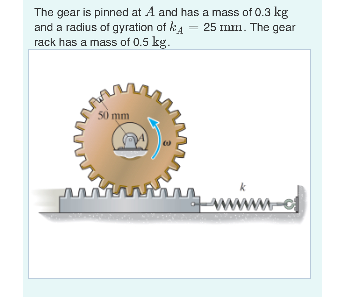 Solved Part AIf the spring has a stiffness k= 40 ﻿N/m and is | Chegg.com