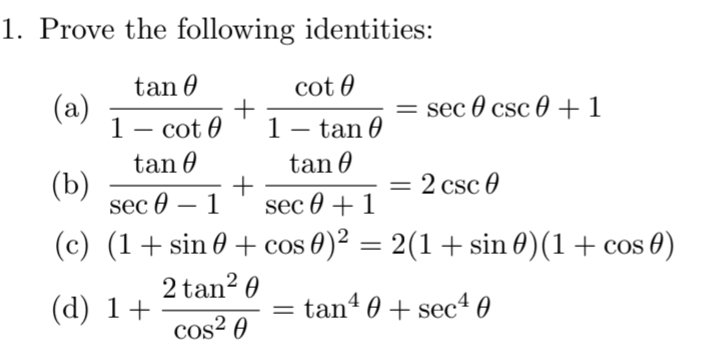 Solved Prove the following | Chegg.com