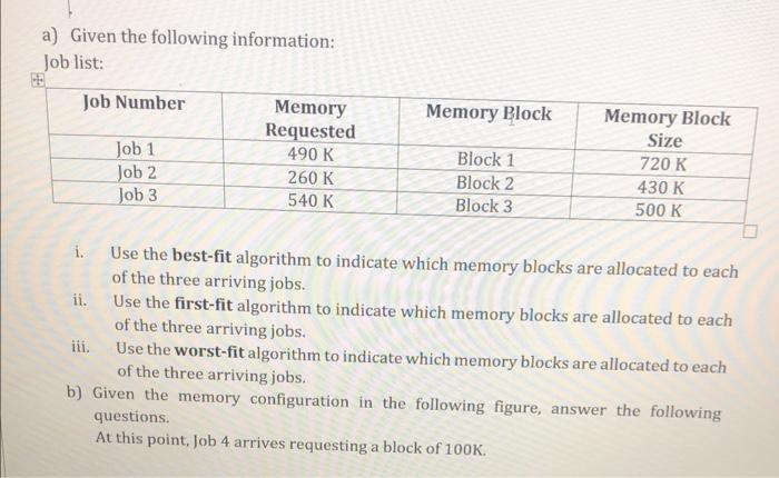 Solved a) Explain the fundamental differences between | Chegg.com