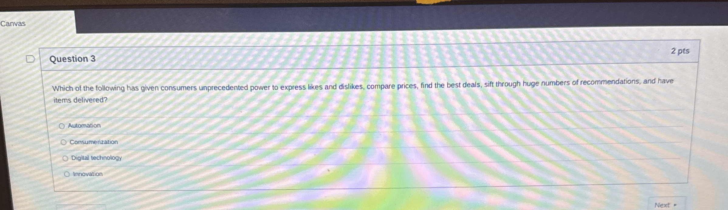Solved CanvasQuestion 32 ﻿ptsWhich of the following has | Chegg.com