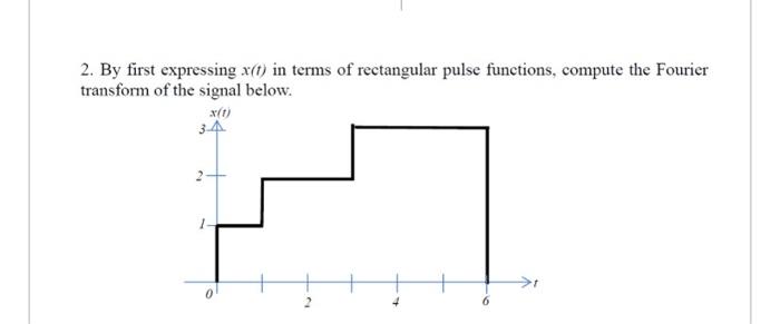 Solved 2 By First Expressing Xt In Terms Of Rectangular 4057