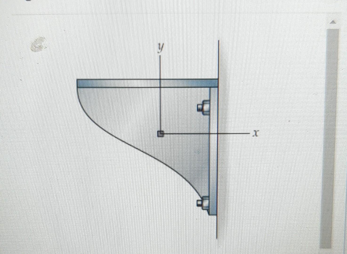 Solved The state of strain at the point on the bracket has | Chegg.com