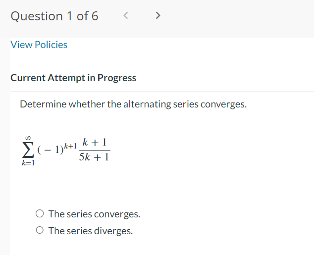 Solved Determine whether the alternating series | Chegg.com