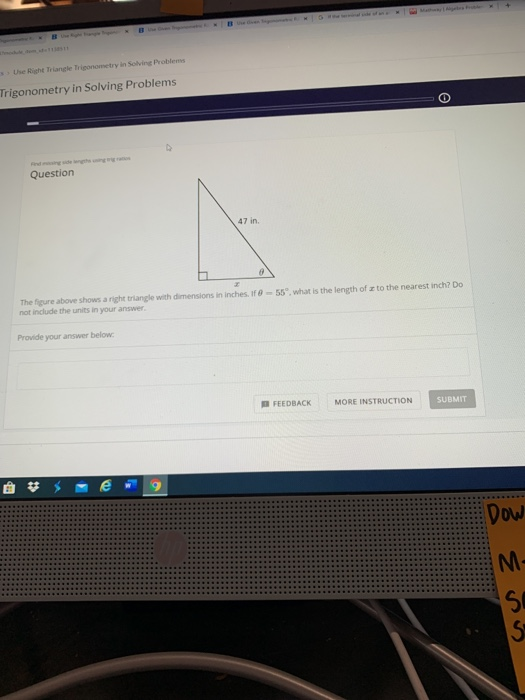 Solved Uni t Triangle Trigonometry in Solving Problems | Chegg.com