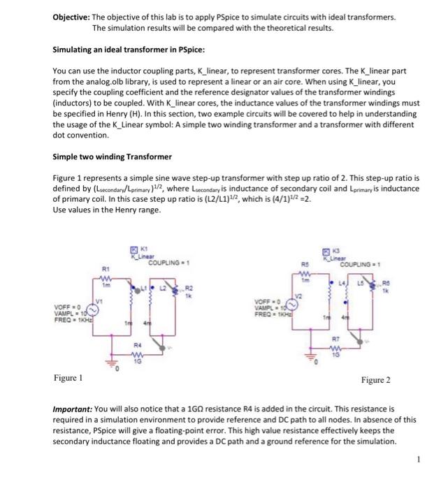 Solved build the three circuits on page 2 in PSPice and take | Chegg.com