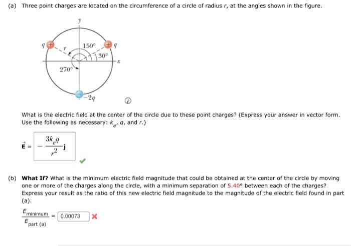 Solved In the figure below, each charged particle is located | Chegg.com