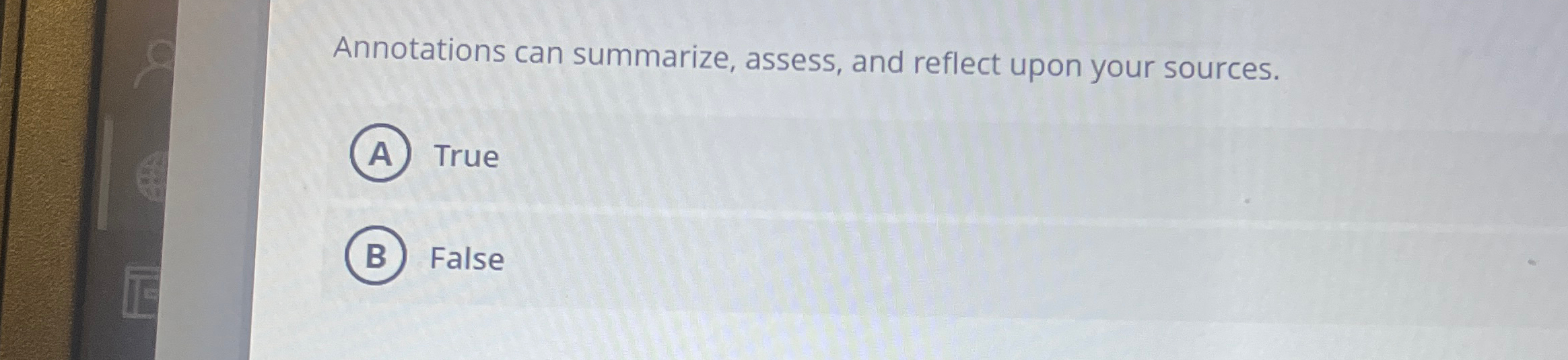 Solved Annotations can summarize, assess, and reflect upon | Chegg.com