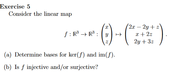 Solved Consider the linear | Chegg.com