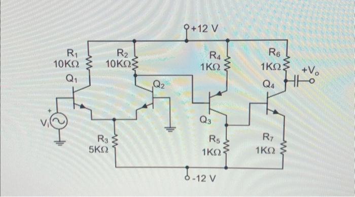Solved In the circuit below, Q1 and Q2 are identical | Chegg.com