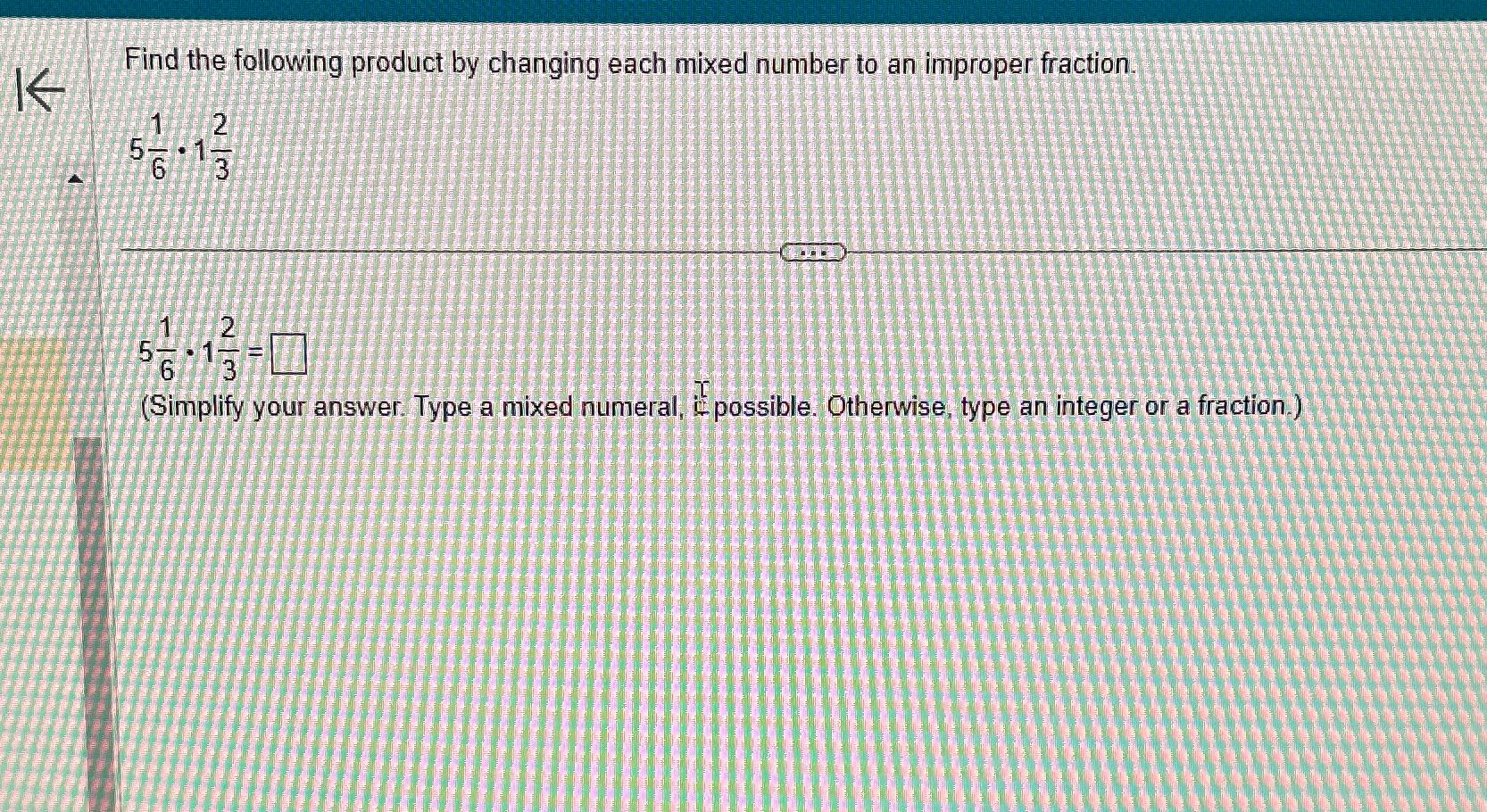 Solved Find the following product by changing each mixed | Chegg.com