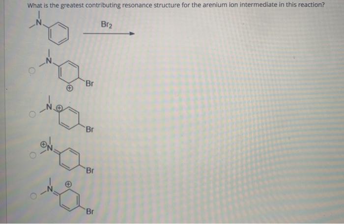 Solved What is the greatest contributing resonance structure | Chegg.com