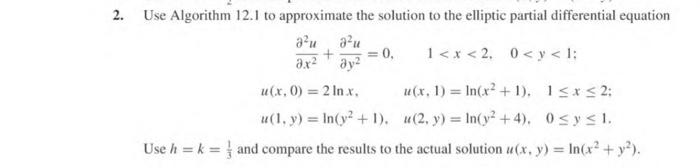 Solved use the following algorithm to solve this question | Chegg.com