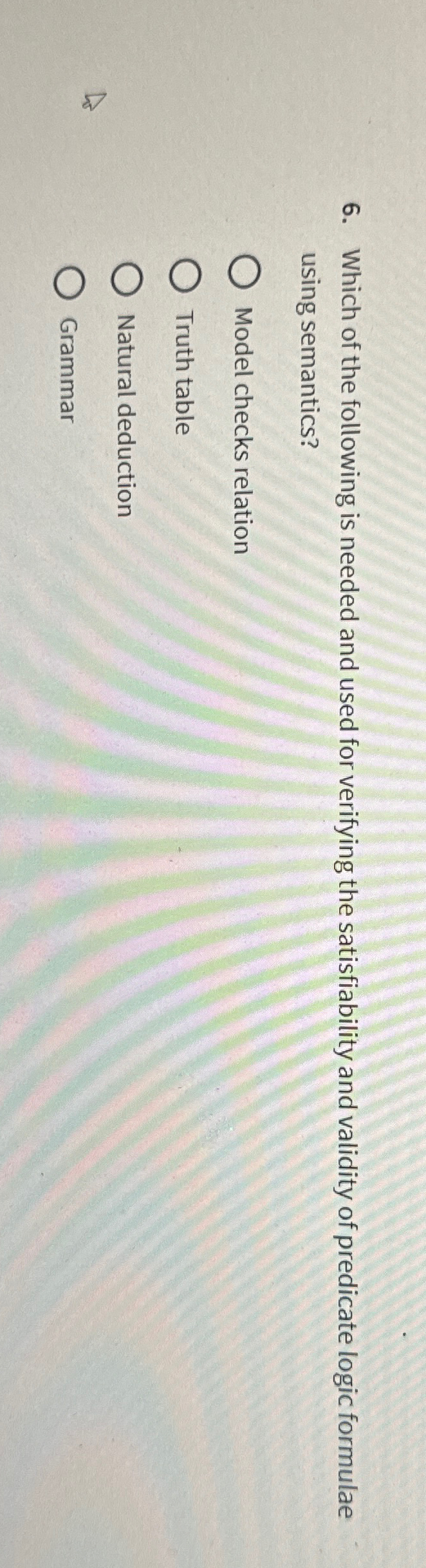 Solved Which of the following is needed and used for | Chegg.com