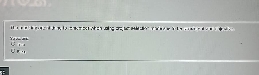 Solved The most important thing to remember when using | Chegg.com