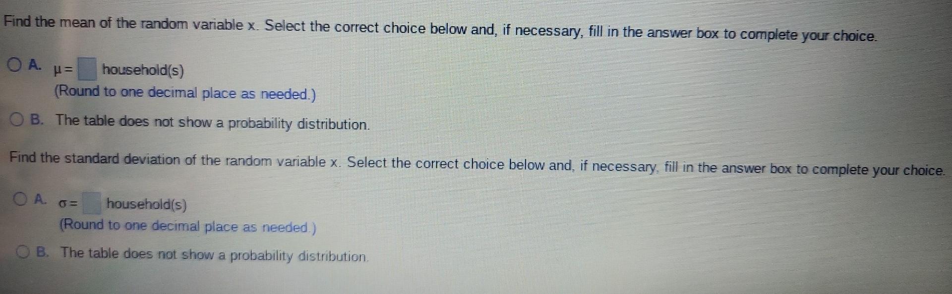Solved Households are randomly selected and partitioned into | Chegg.com