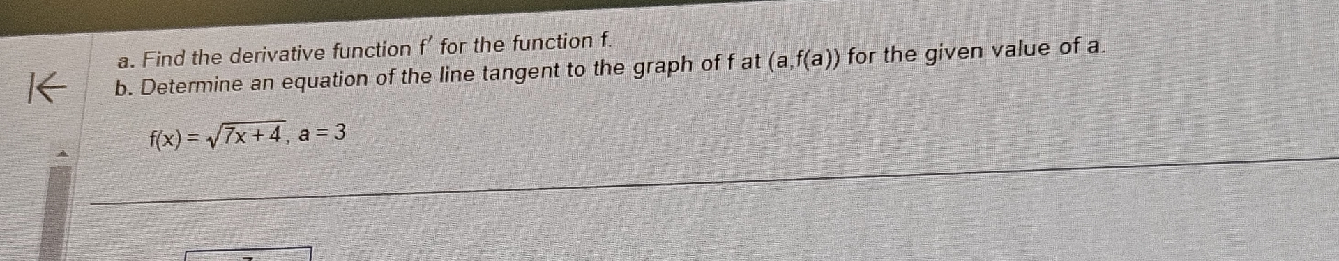 Solved a. ﻿Find the derivative function f' ﻿for the function | Chegg.com