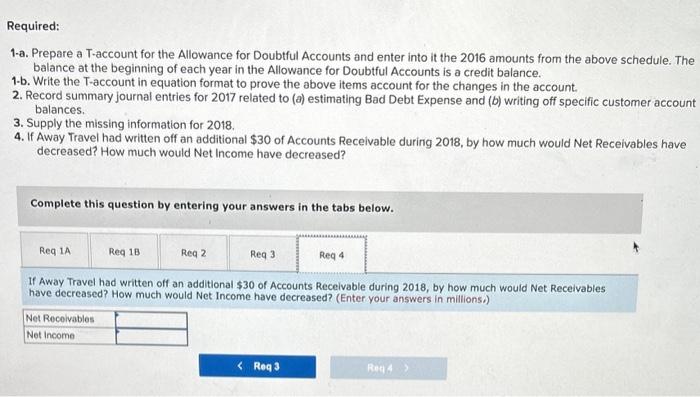 Solved PA8-2 (Algo) Interpreting Disclosure of Allowance for | Chegg.com