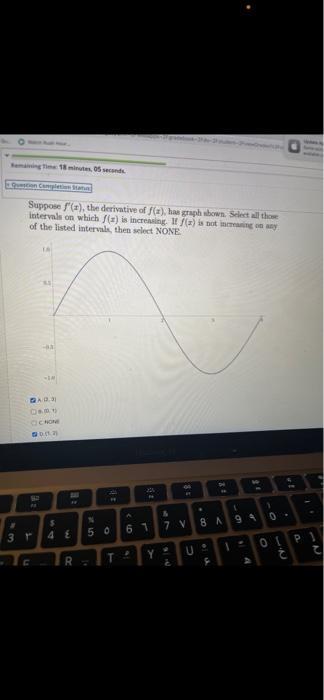 Solved True oc Fiaher if f′(c)=0,f(x)