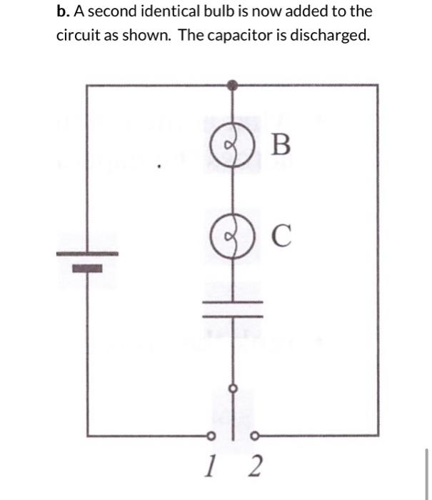 Solved 4. An RC Circuit - Qualitative Analysis The circuit | Chegg.com