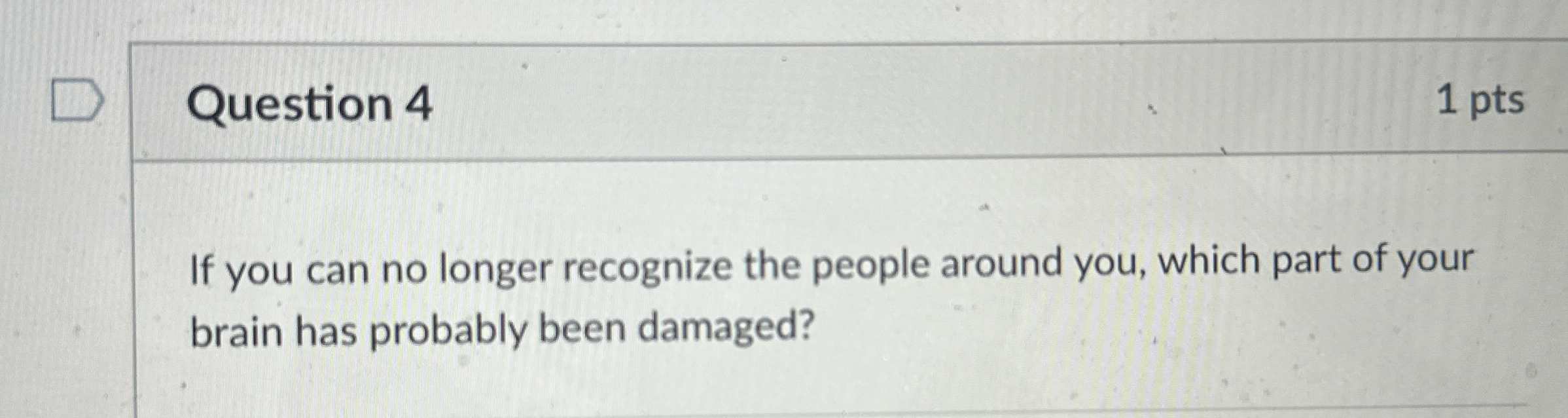 Solved Question 41 ﻿ptsIf you can no longer recognize the | Chegg.com