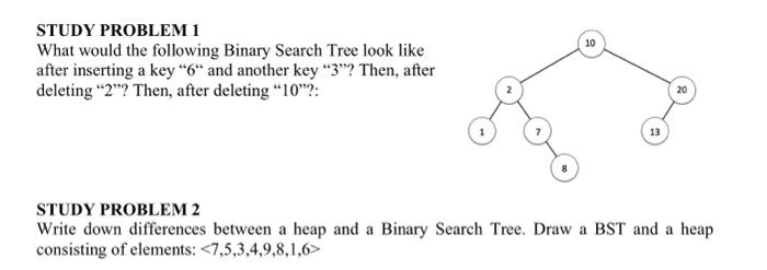 Solved STUDY PROBLEM 1 What would the following Binary | Chegg.com