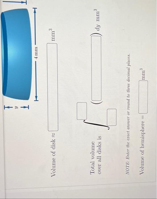 Solved Give an equation representing the volume of the slice | Chegg.com