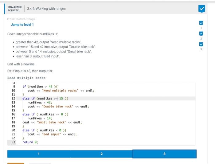 Solved CHALLENGE ACTIVITY 412080 2661056.qxczy? Jump to | Chegg.com