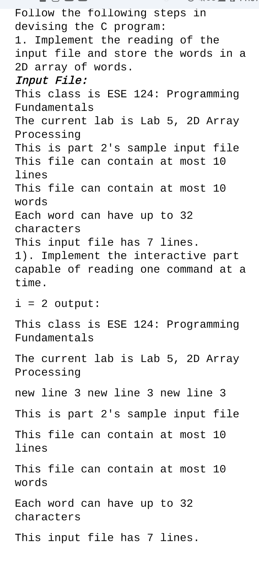 Goal: 1. 2D array 2. Function 3. Function pointer 4. | Chegg.com