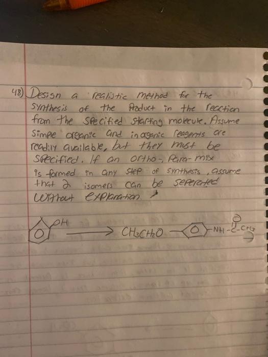 Solved of the 48) Design a realistic method for the | Chegg.com