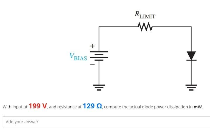 Solved With input at 199 V, and resistance at 129Ω, compute | Chegg.com