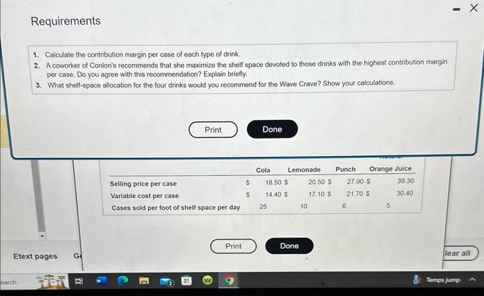 Solved (Cick to view the data.) Conlon has a maximum from | Chegg.com