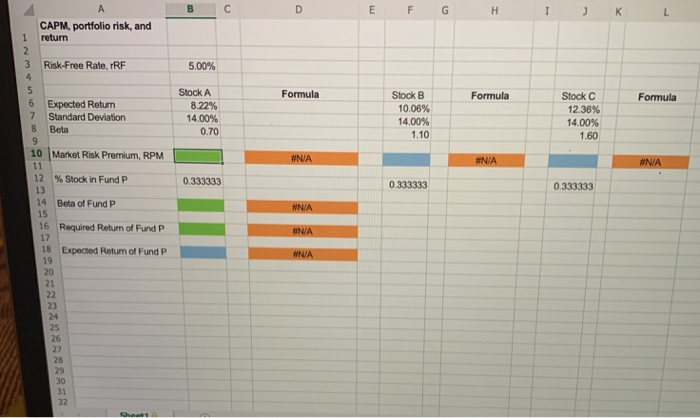 Solved Video Excel Online Structured Activity: CAPM, | Chegg.com