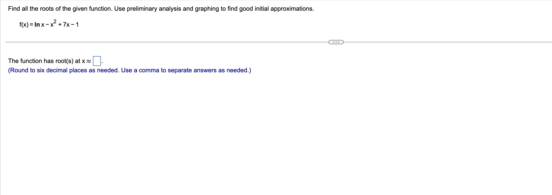 Solved Find all the roots of the given function. Use | Chegg.com