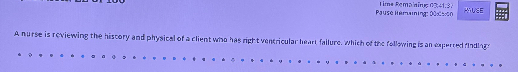 Solved Time Remaining: 03:41:37Pause Remaining: | Chegg.com