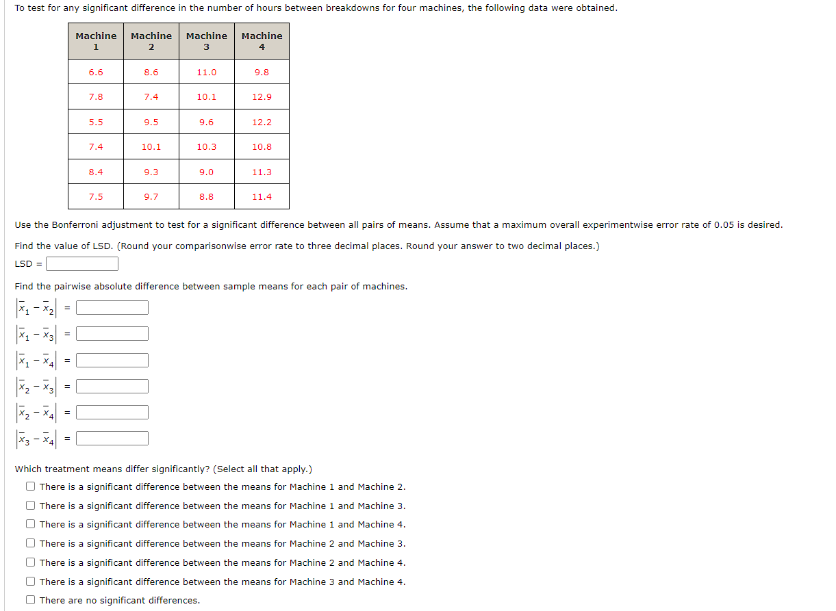 Solved To test for any significant difference in the number | Chegg.com